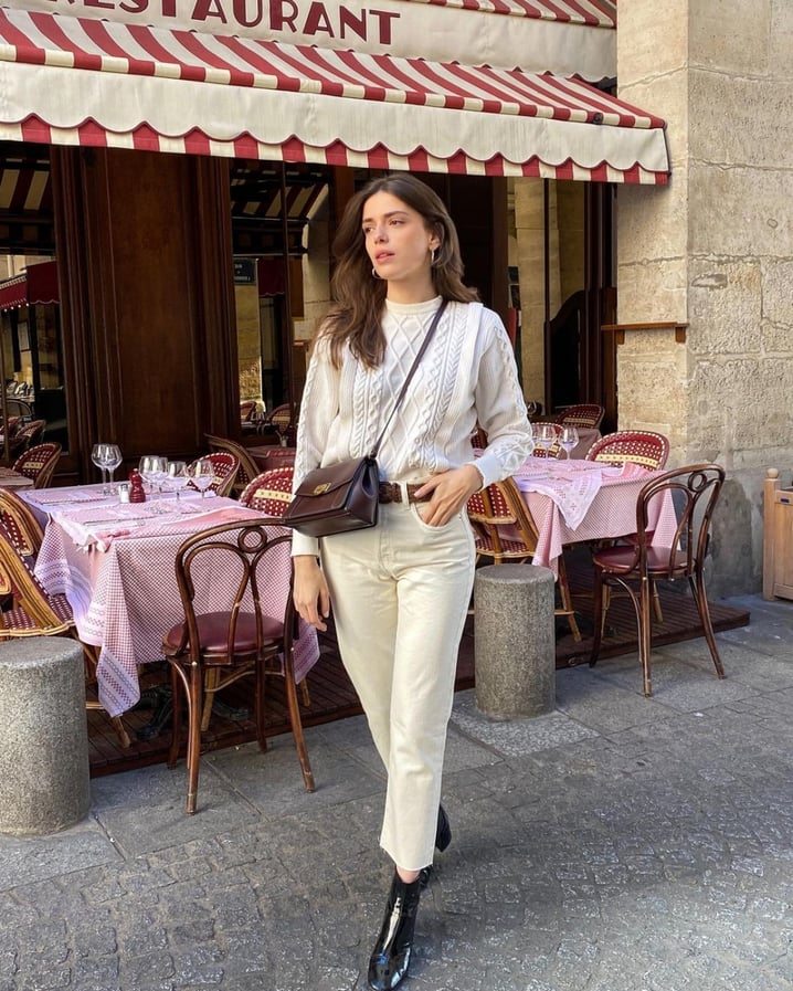 巴黎讀書、身兼學生與模特兒的Heloise Guillet，法式秋冬褲裝搭配為你捎來穿搭靈感