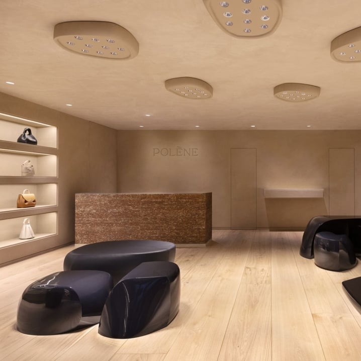Polène選址於日本東京開旗艦店，唯美空間如在美術館中逛街