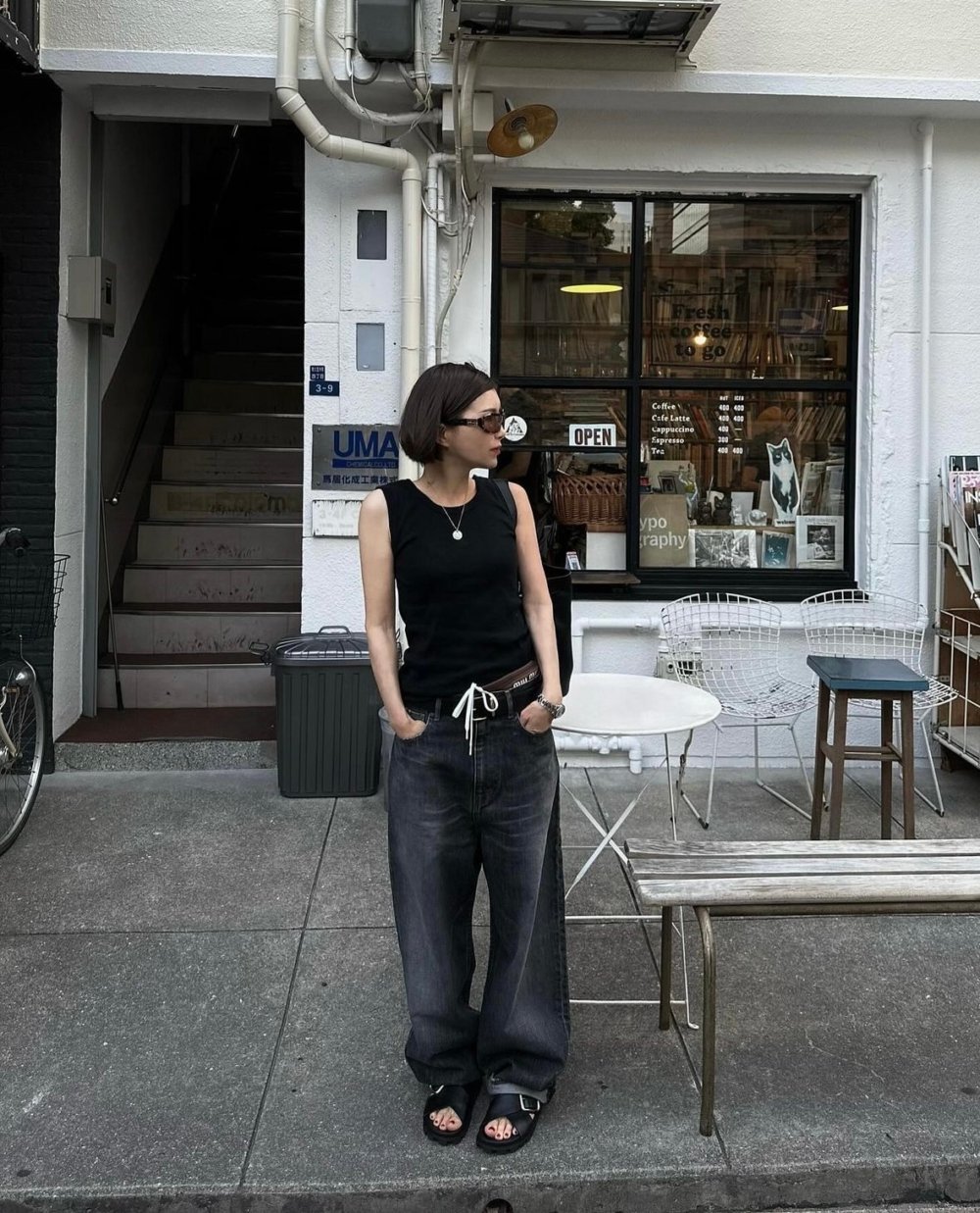 獻給喜歡簡約率性風格的人，日本女生oksoon kim的穿搭！