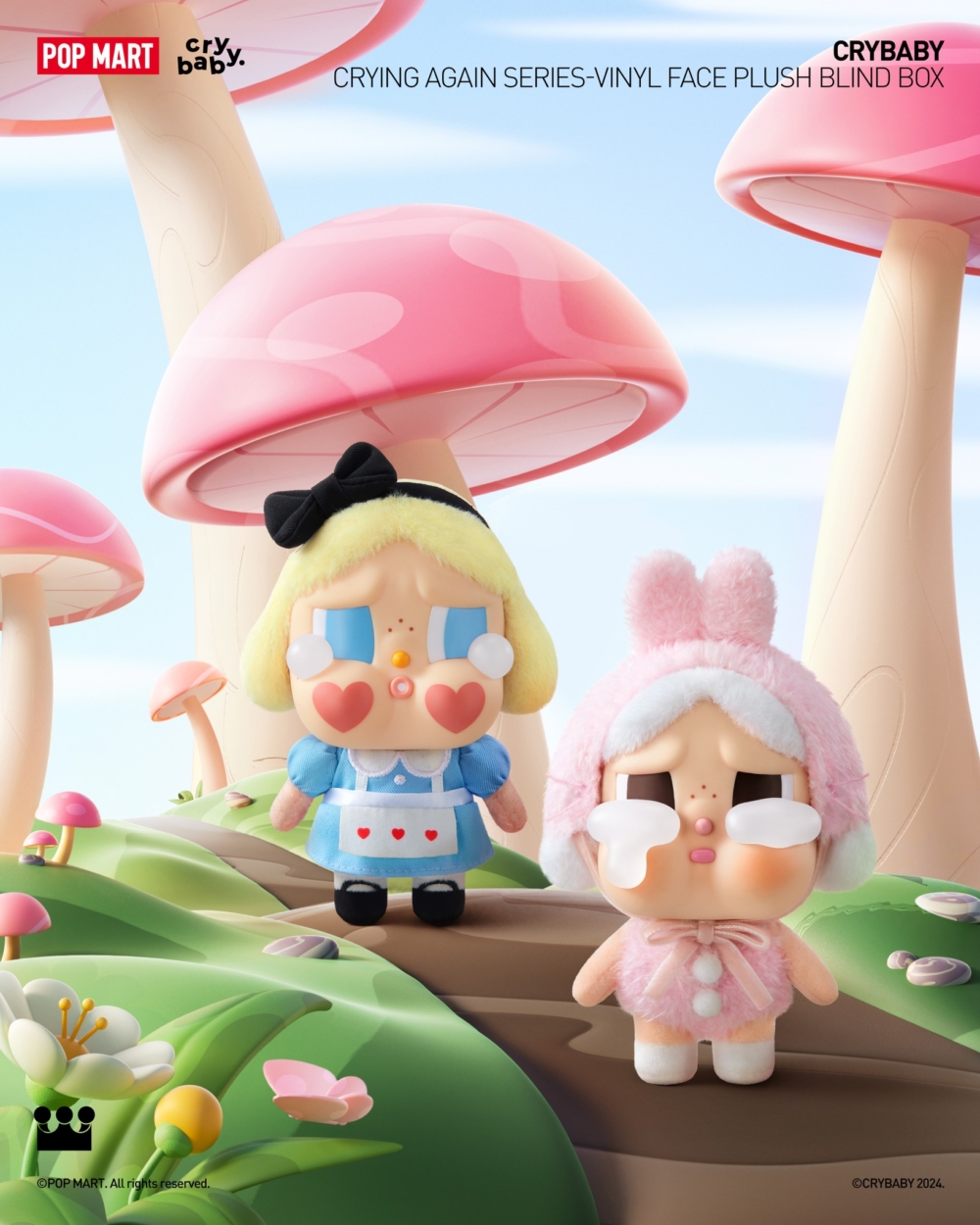 POP MART熱門泰國IP「Crybaby」成Lisa新寵：與現代人的豐富情感共鳴，提醒我們哭泣是可以的！