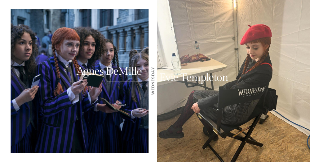 Netflix《Wednesday》第二季紅髮迷妹Agnes DeMille是誰？11點帶你認識海島出生的16歲芭蕾少女Evie Templeton